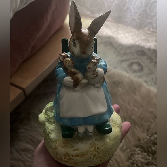 Schmid | Accents | Brahms Lullaby Porcelain Mrs Rabbit Beatrix Potter ...